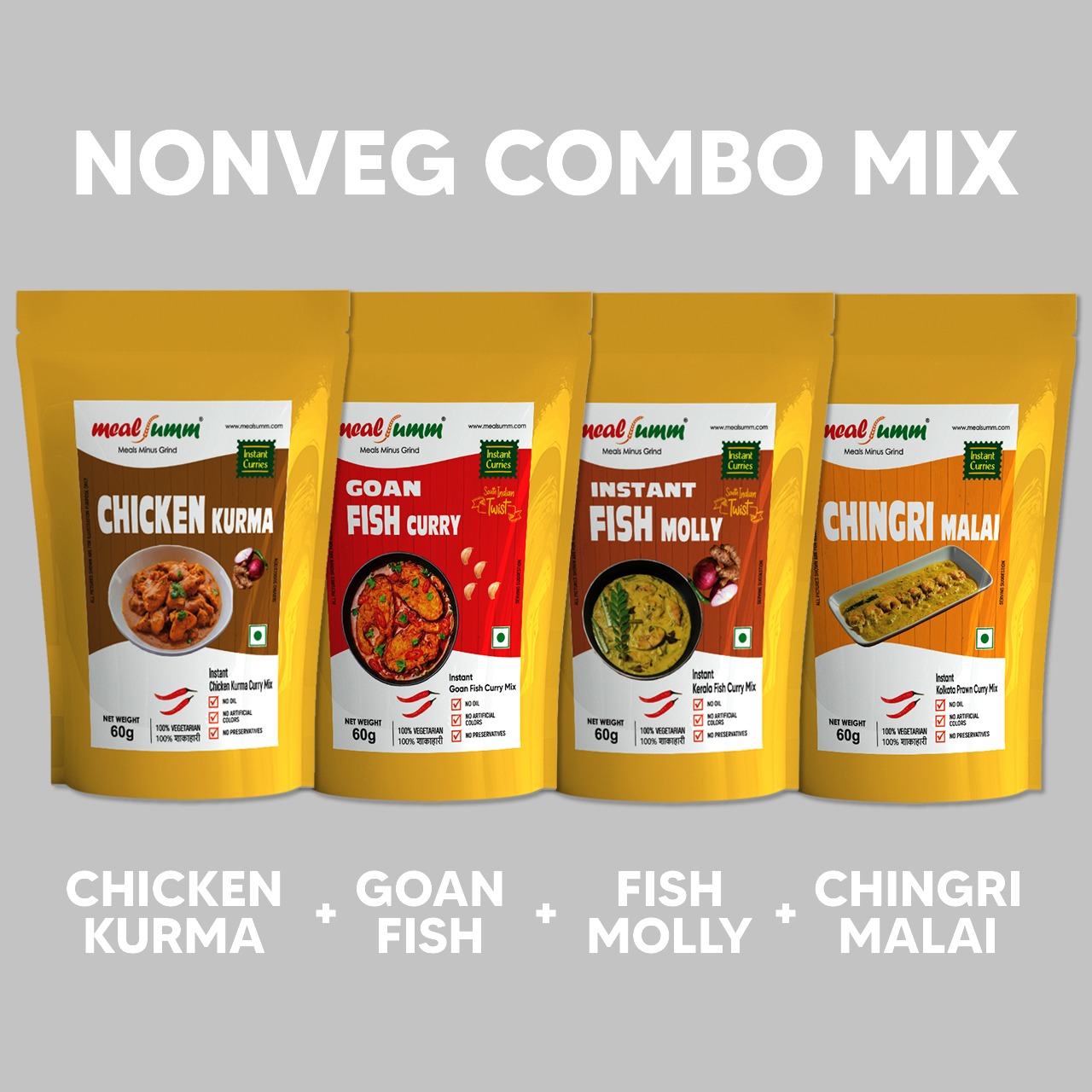 MealSumm | Meals Minus the Grind | Instant Chutney | Instant Curry Mix ...